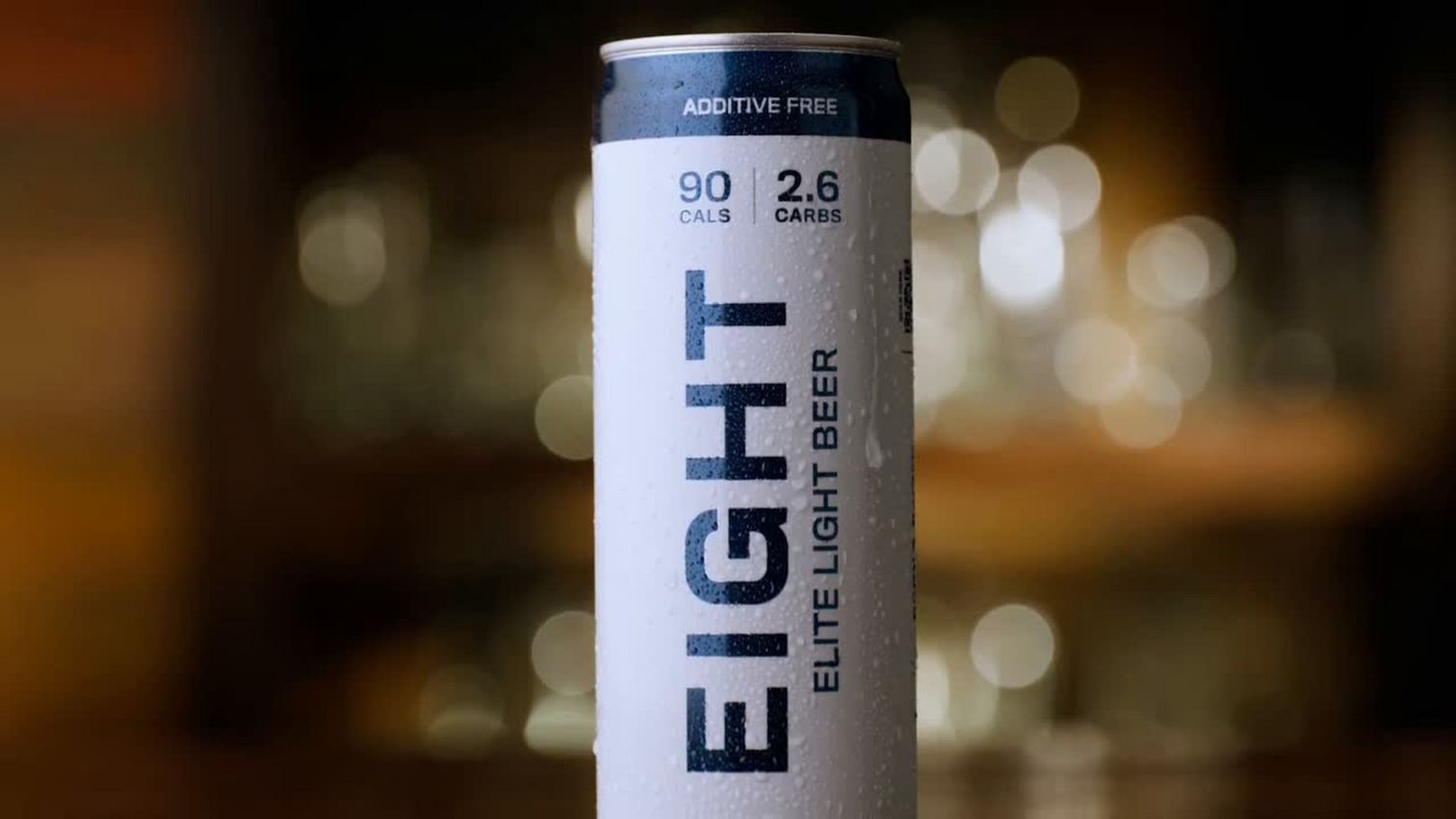 EIGHT Elite Light Beer | No Additives. 90 Calories.